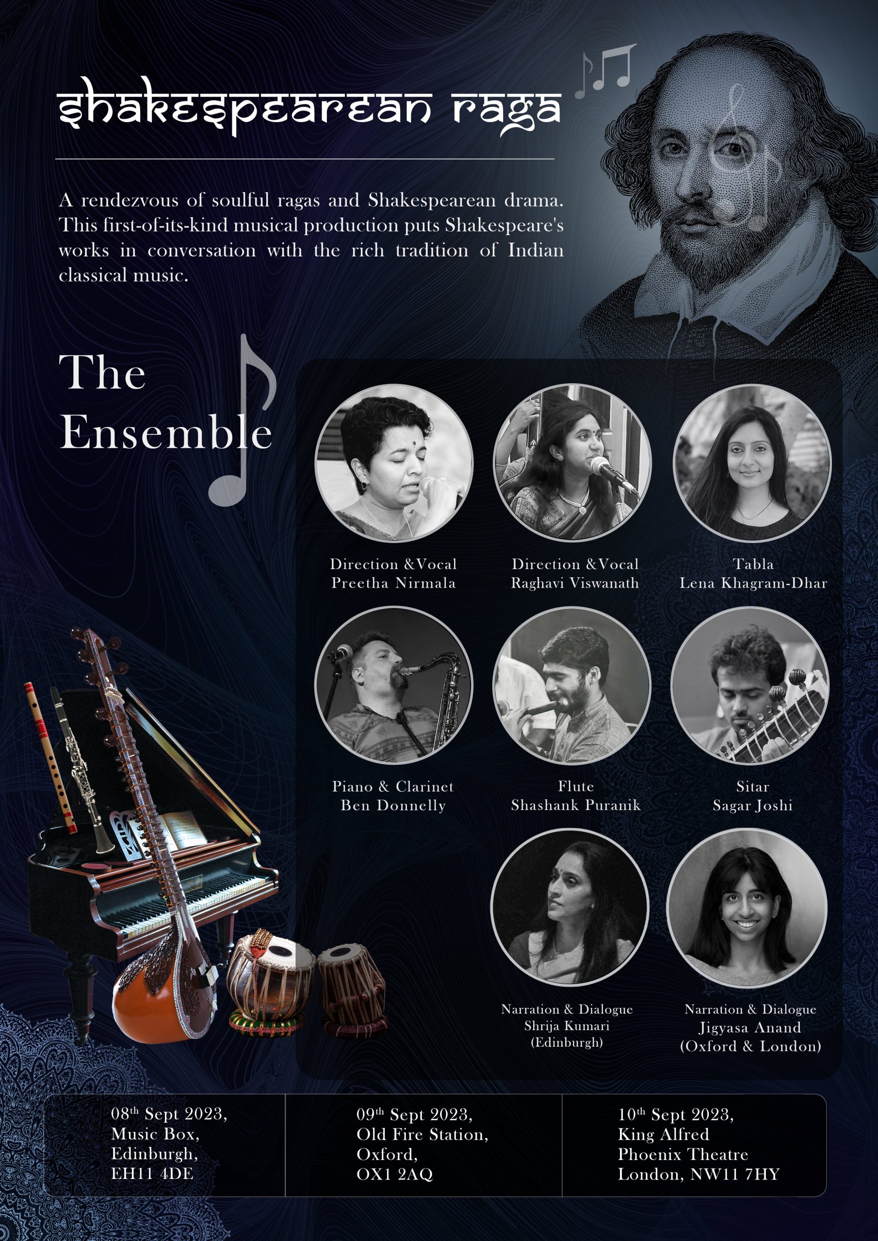 Shakespearean Raga | Old Fire Station, Oxford